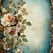 Vintage Floral Frame Digital Paper: Rustic Scrapbook Designs (digital ...