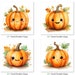 Watercolor Cute Kawaii Pumpkin Clipart Autumn Clip Art Pastel - Etsy