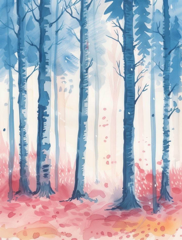 Autumn Forest Junk Journal Paper: Whimsical Fall Scrapbook (digital ...