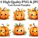 Watercolor Cute Kawaii Pumpkin Clipart Autumn Clip Art Pastel - Etsy