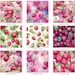 Raspberry Pattern Digital Paper | Fruit Pattern Digital Papers ...