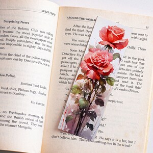 10 Watercolor Flowers Printable Bookmarks Digital Download JPG Bookmark ...