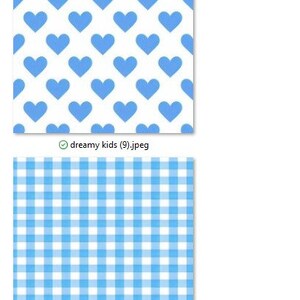 Blue Kids Pattern Digital Paper Pack: Scrapbooking & Crafts (commercial ...