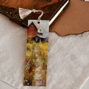 20 Rustic Farmhouse Bookmark Set - Countryside Scenery Art Printable ...