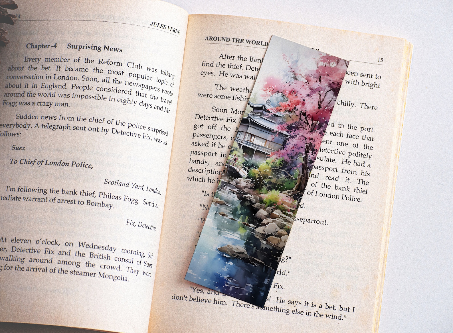 16 Watercolor Japanese Garden Printable Bookmarks Digital Download JPG ...