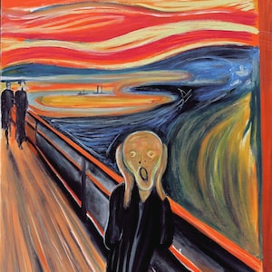 The Scream Painting by Edvard Munch, Classic Art Wall Decor ...