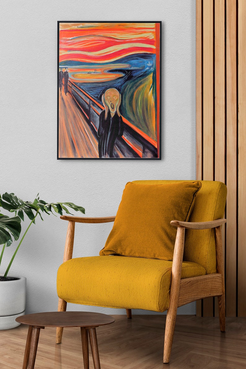 The Scream Painting by Edvard Munch, Classic Art Wall Decor ...