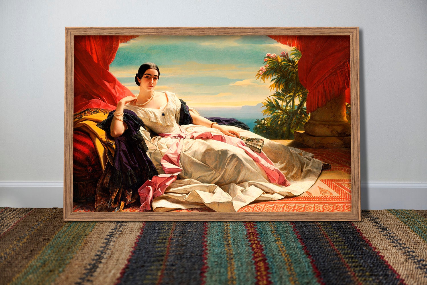 Historical Fashion, Artwork, Noble Woman, Princess, Canvas Painting ...