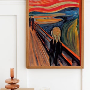 The Scream Painting by Edvard Munch, Classic Art Wall Decor ...