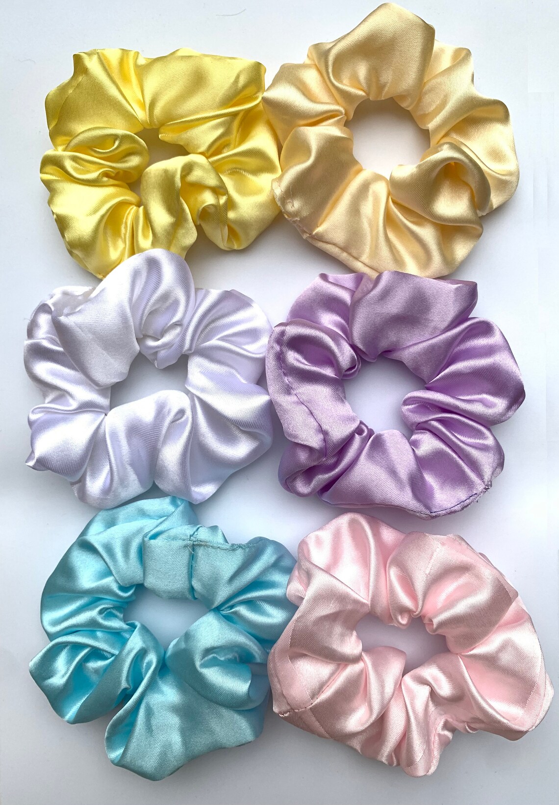 Starvis Soft Luxury Satin Scrunchies for Women Girls PACK OF 24 Anti ...