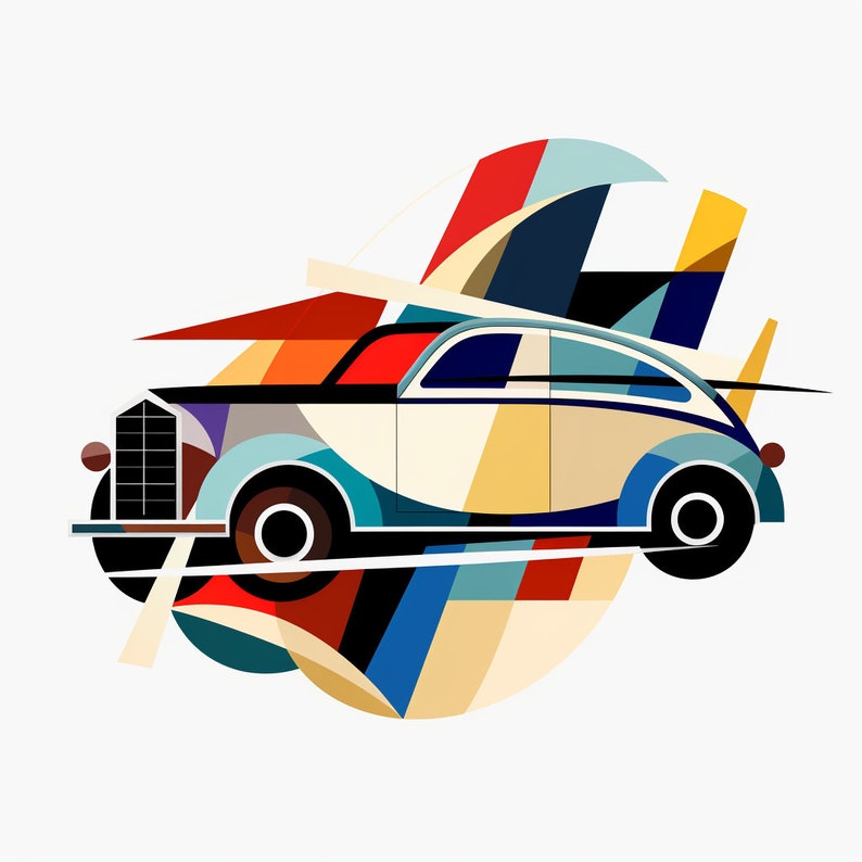 Cubist Logos Prompt Design AI Art Prompt Midjourney Prompt - Etsy