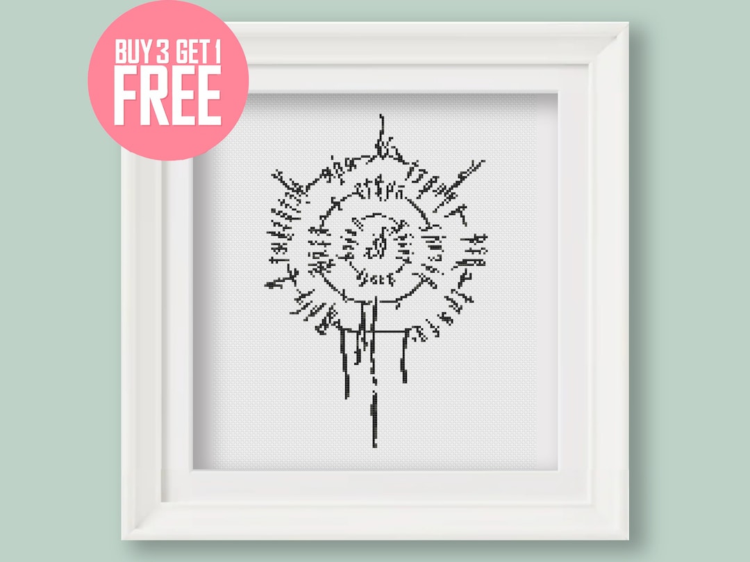Funny Cross Stitch Pattern [PDF] - Baldur's Gate 3 Astarion Scars - 9 ...