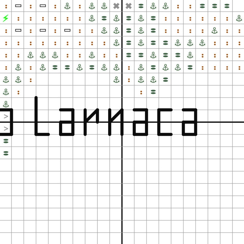 Cyprus Cross Stitch Pattern [PDF] — Geographical Map — 7.5’’ (19 Cm ...
