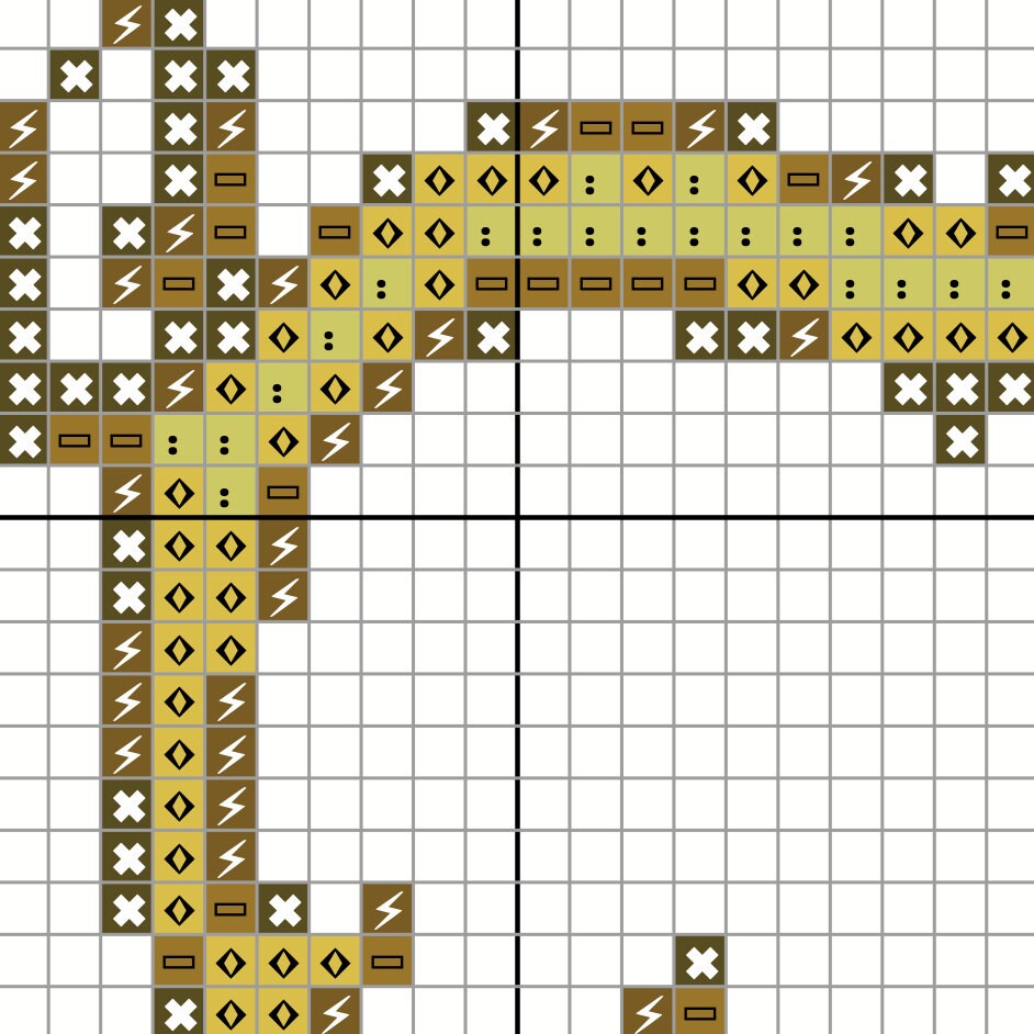 Baldur's Gate Cross Stitch Pattern PDF grease Spell 2.8 7 Cm Beginner ...