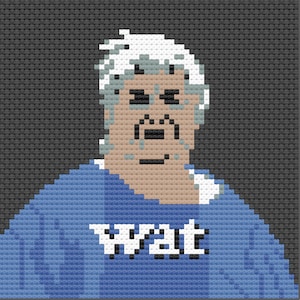 Cross Stitch Pattern PDF Wat Grandma Meme 4 10 Cm - Etsy