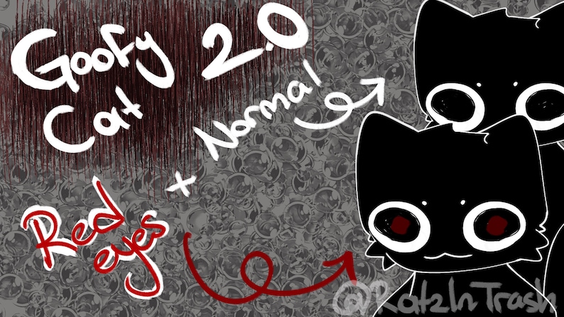 Goofy Cat 2.0 Pngtube - Etsy