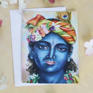Krishna Postcard - Etsy