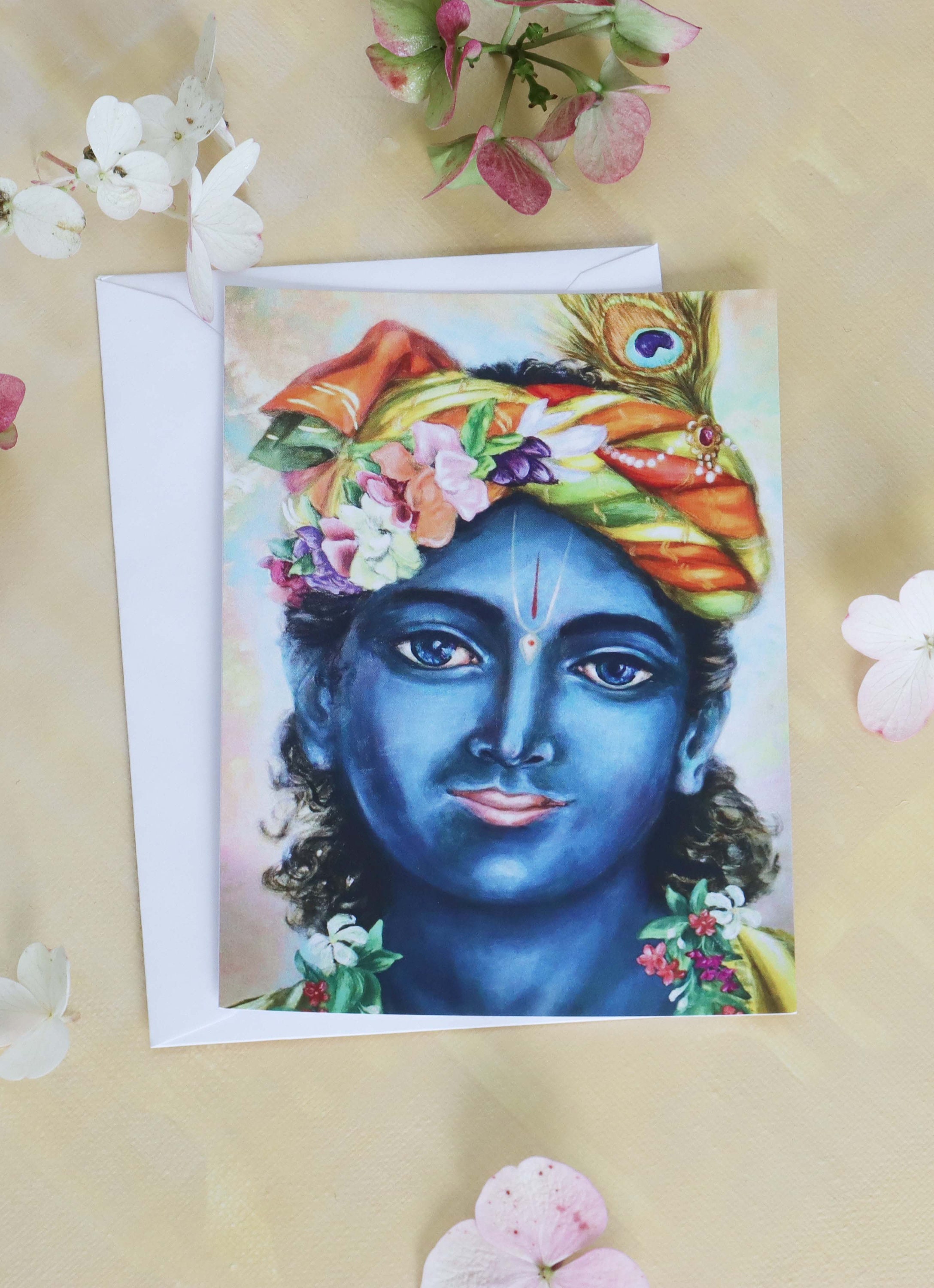 Krishna Postcard - Etsy