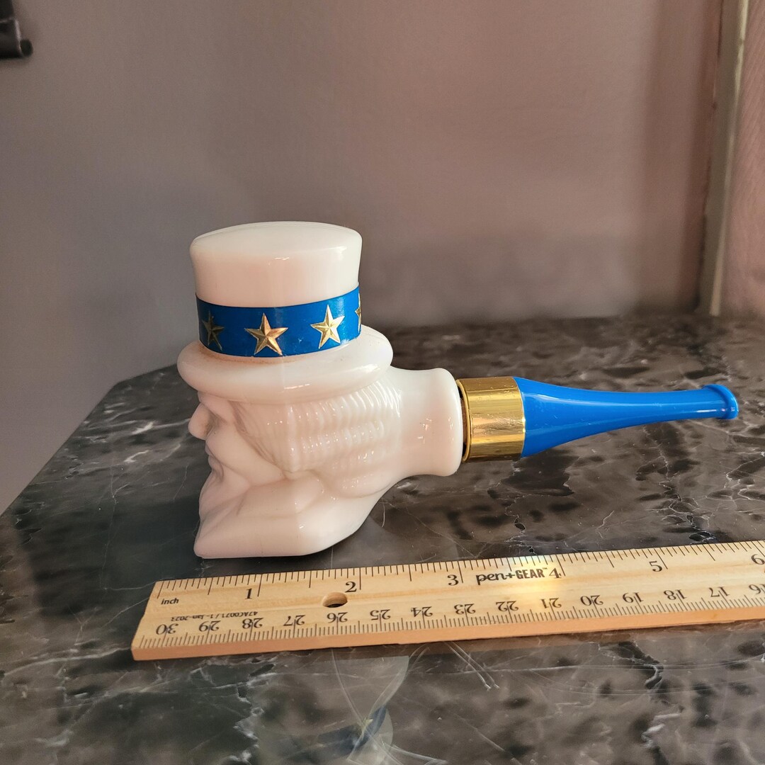 Vintage Avon Uncle Sam Pipe Bottle. - Etsy