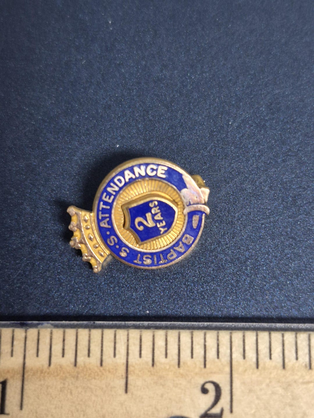 Vintage 2 Yr. Anniversary Baptist Church Lapel Pin - Etsy