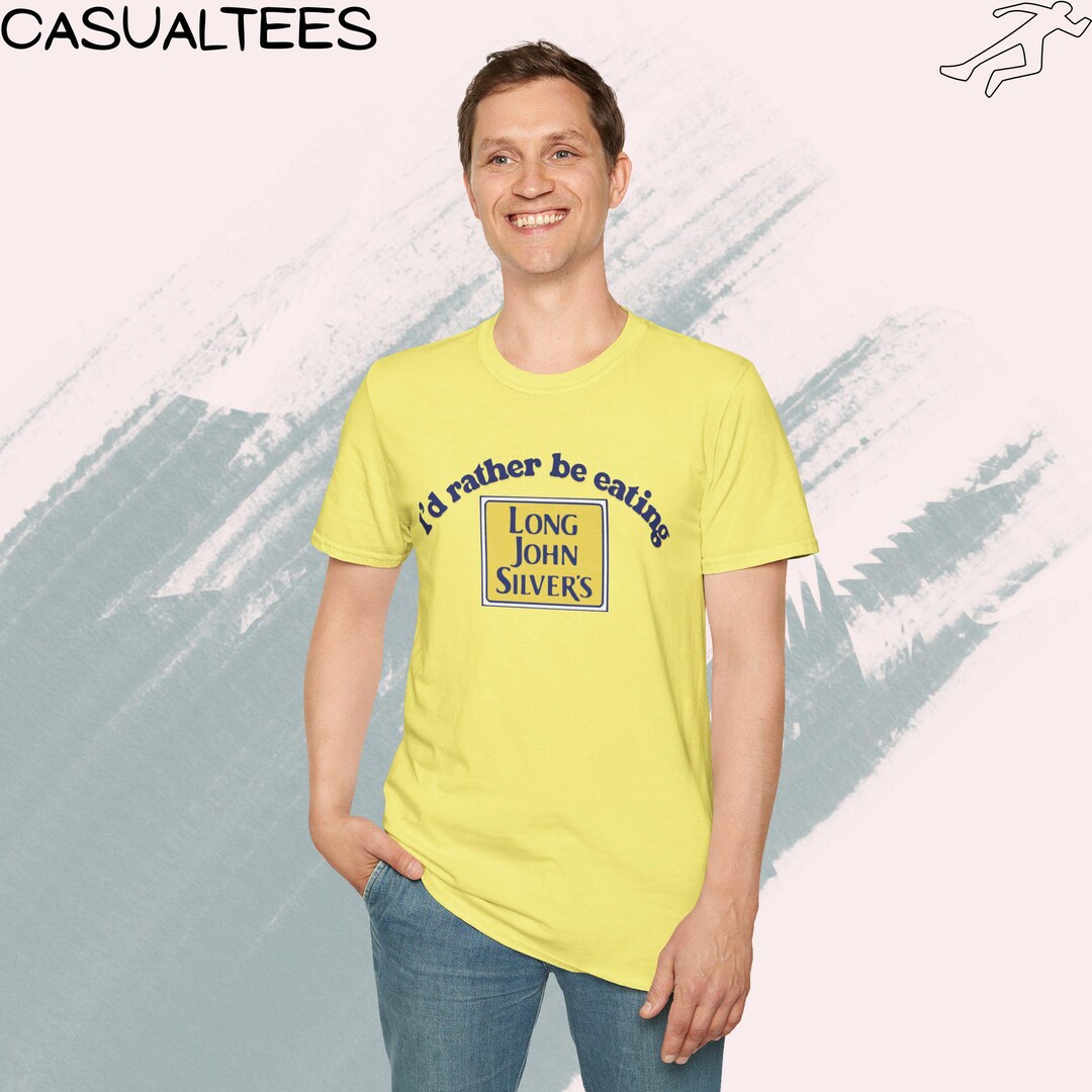 I'd Rather Be Eating Long John Silver's Unisex Graphic T-shirt - Etsy