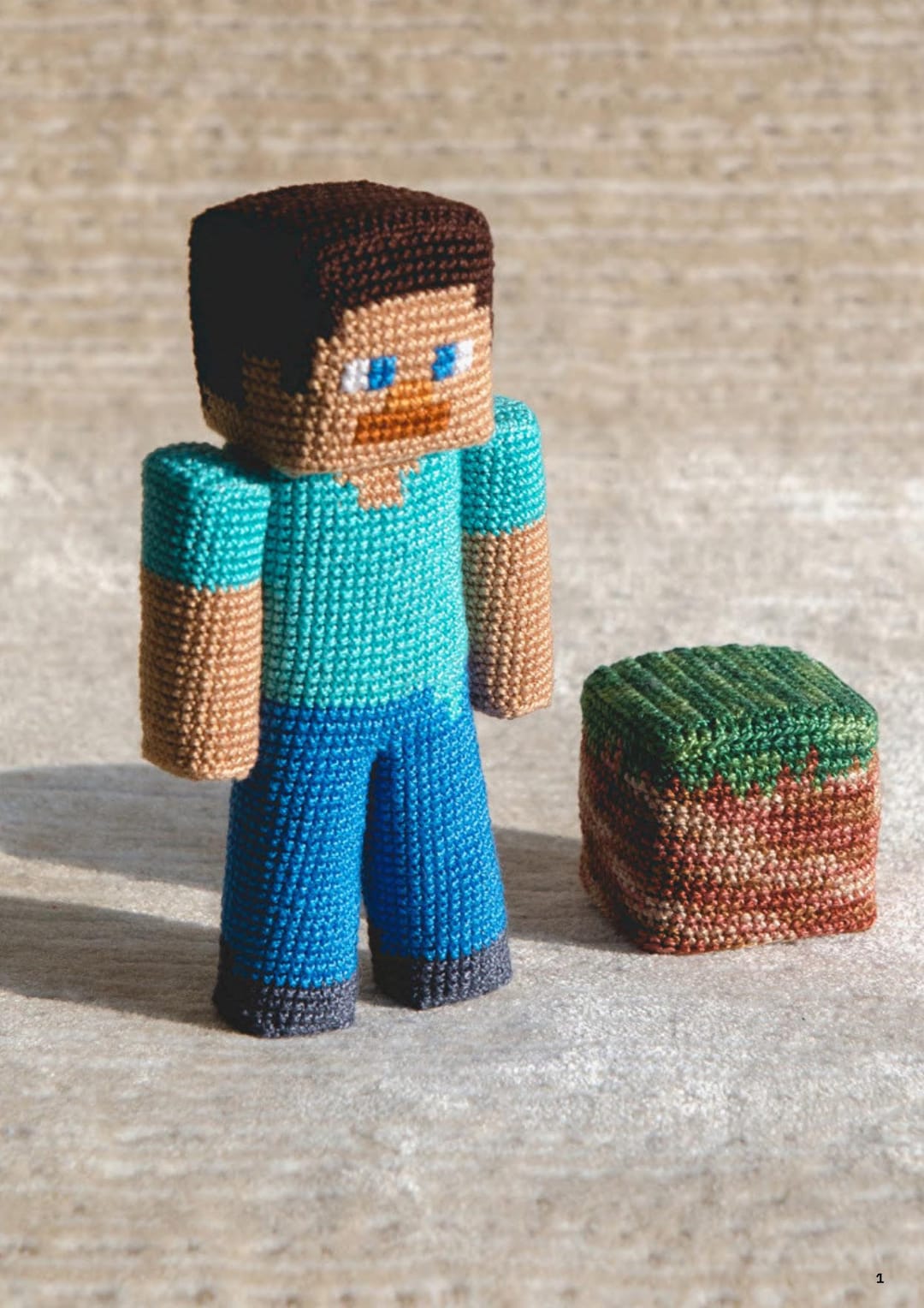 Minecraft Crochet Pattern Steve Pdf Amigurumi Easter Plush Tutorial ...