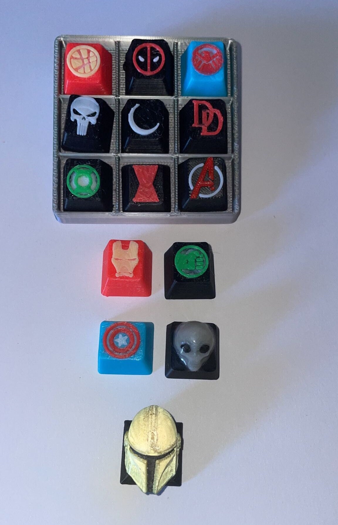 Keycaps De Tus Personajes Favoritos Para Personalizar Tu - Etsy