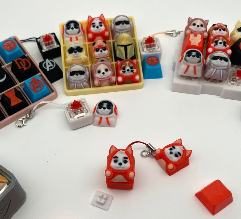 Keycaps to Customize Your Keyboard. With a Gift Keychain. - Etsy
