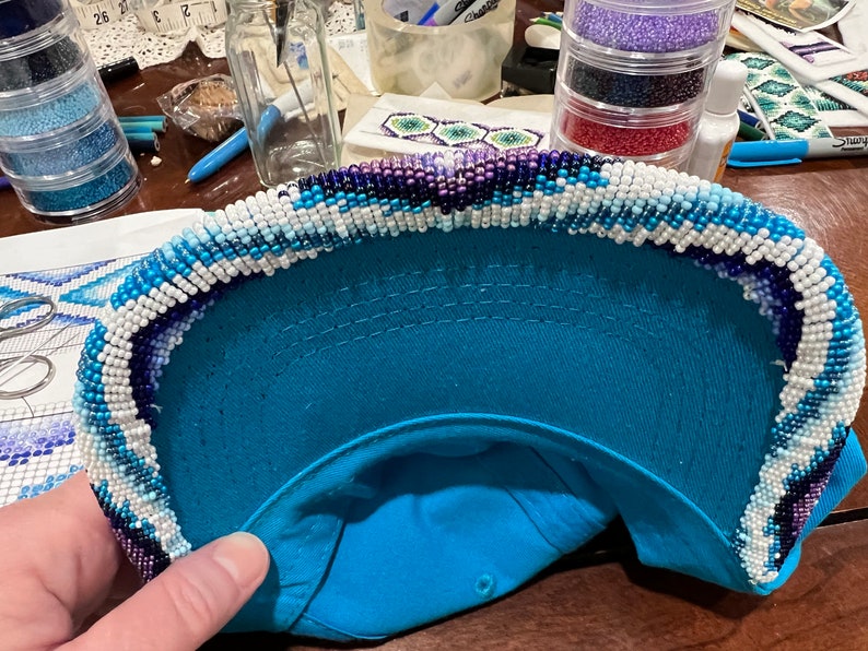 Beaded Hat - Etsy