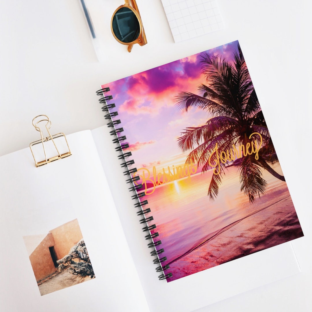 Blessings Journey Spiral Notebook - Ruled Line, Trendy Notebook, Lucky ...