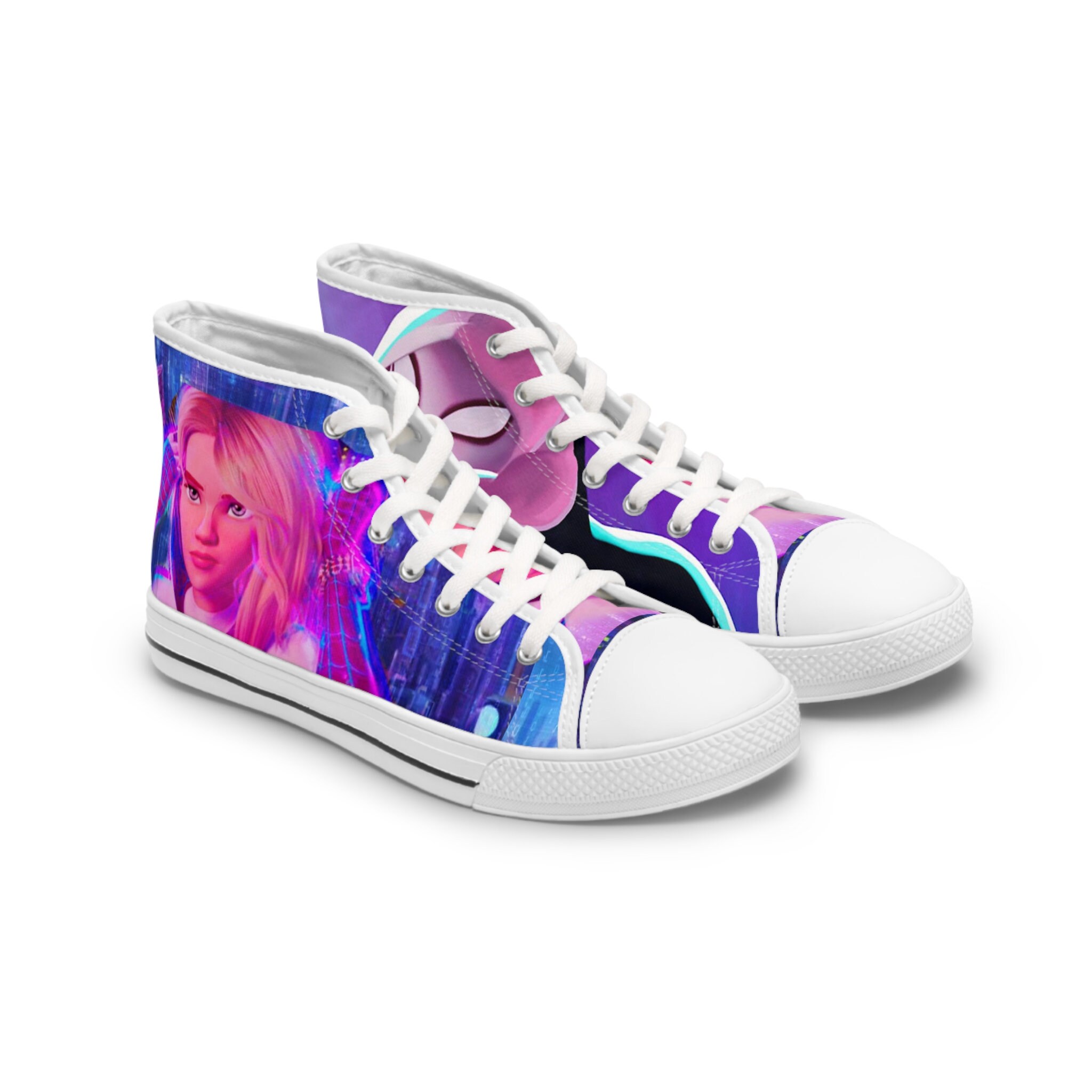 Blessings Journey |gwen Spiderverse Hightop Sneakers , Converse ...