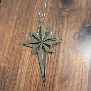 Ornament - Nativity Star With Cutout - Etsy