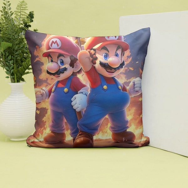Super Mario Pillow - Etsy