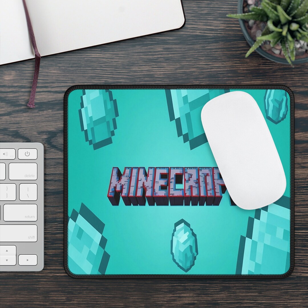 Minecraft Mouse Pad Diamond-studded Gaming Mat Pixel-perfect - Etsy