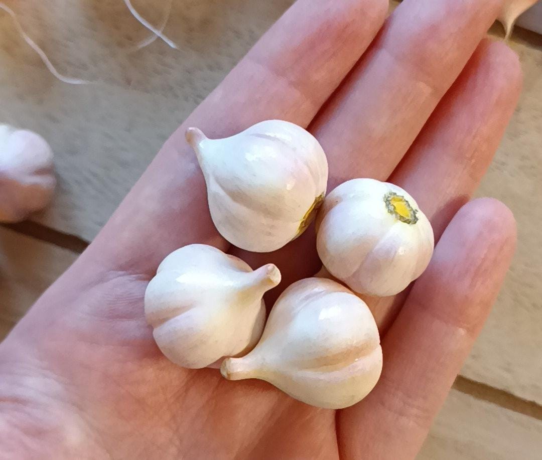 Realistic Miniature Garlic Scale 1\6 Miniature Food, Food for American ...