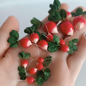 Realistic Miniature Radish, Food for Dollhouse Scale 1\6, 1/12 ...