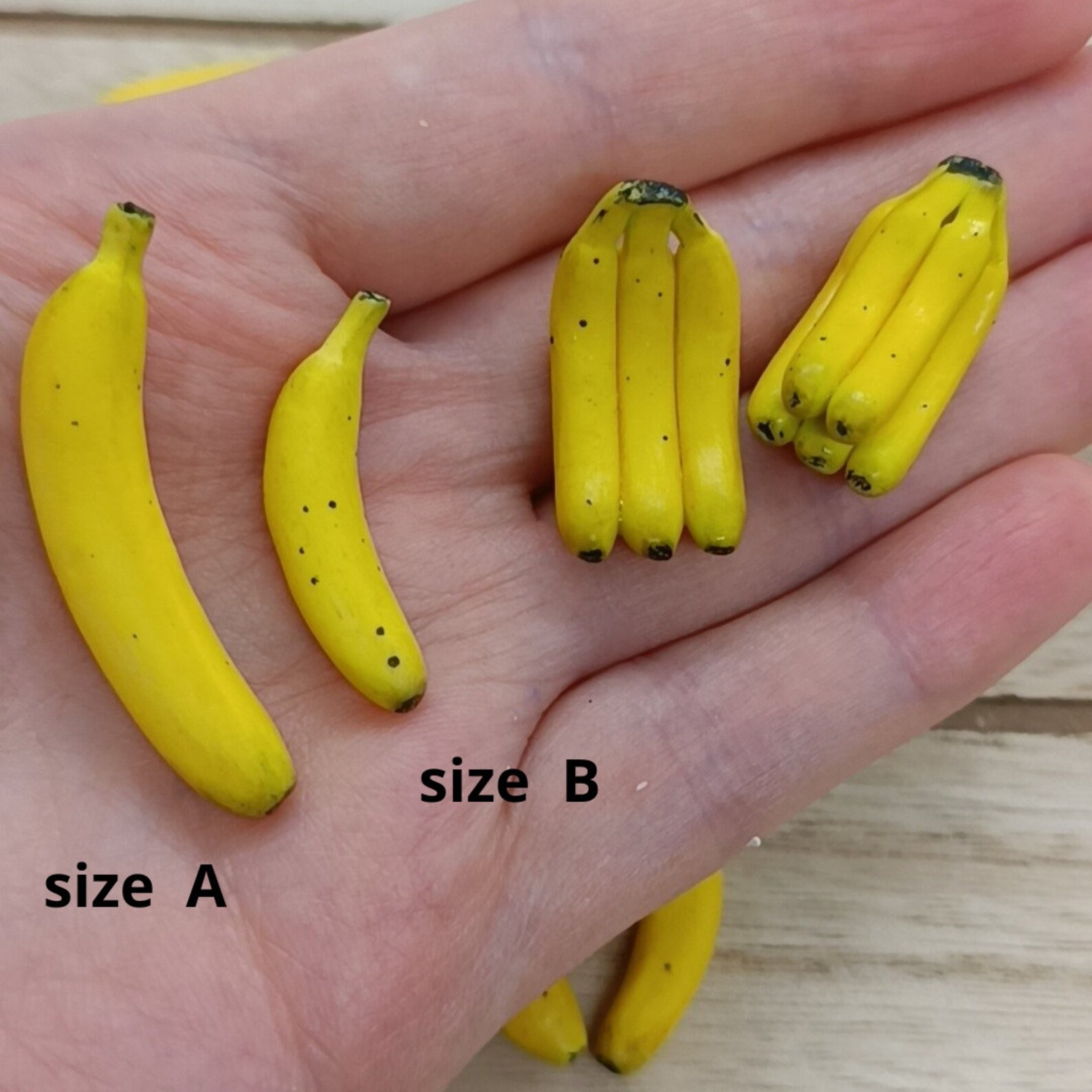 Miniature Banana for Doll, Dollhouse Miniatures, 1:6 Scale Banana ...