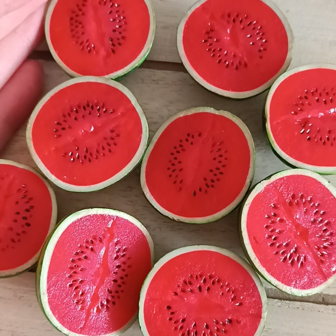 Realistic Miniature Watermelon From Polymer Clay Fruit Clay - Etsy