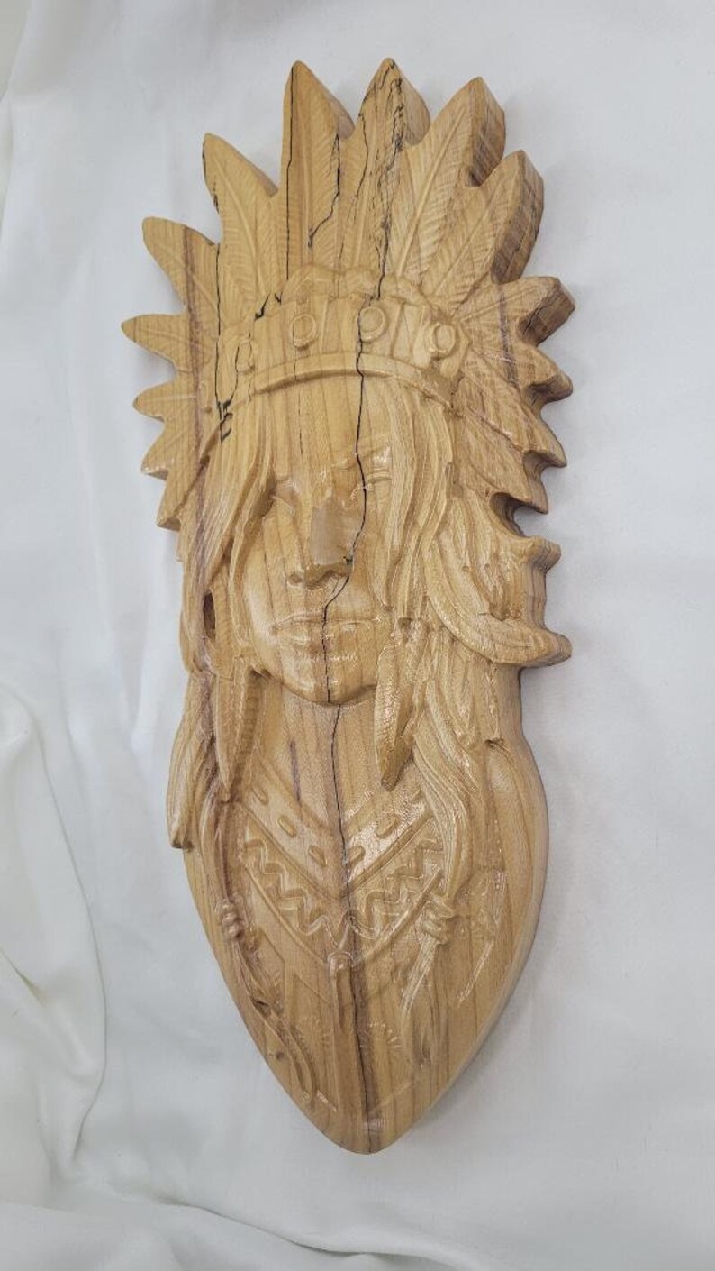 Native American Woman With Headdress, Native American Art, Native ...