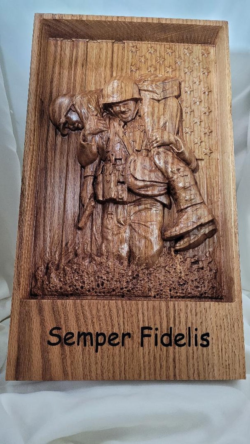 Soldier Rescue, Military, Semper Fi, Marines, 3D Wood Art, Veteran ...