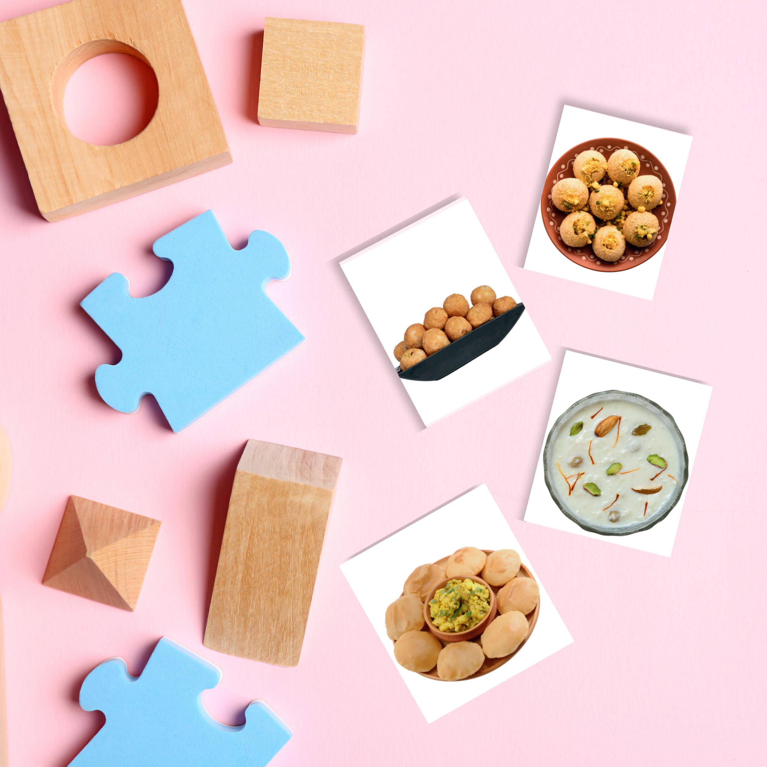 Learn Indian Food Flashcards Montessori Cards Flashcards Educational ...