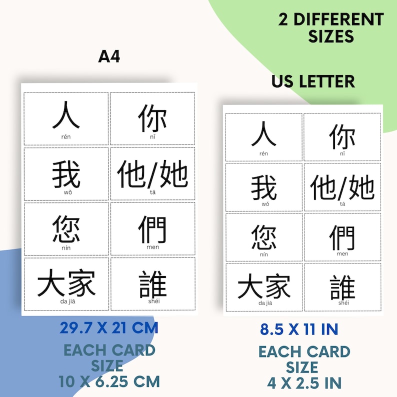 Traditional Chinese Learning Set, Flashcards, Full Chinese Characters ...