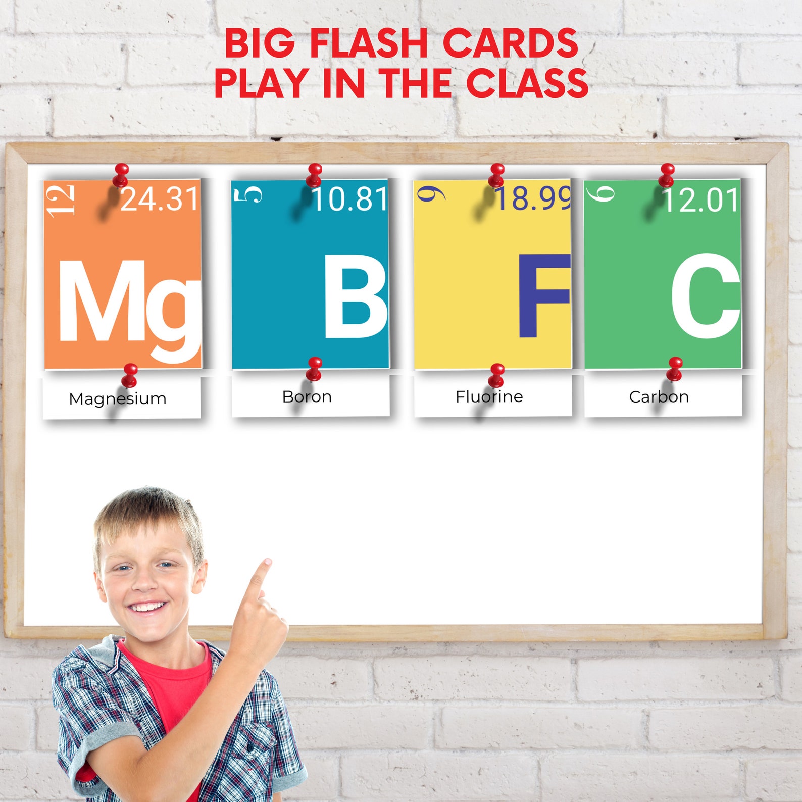Periodic Table of Elements Flashcards Chemistry 118 Elements of ...