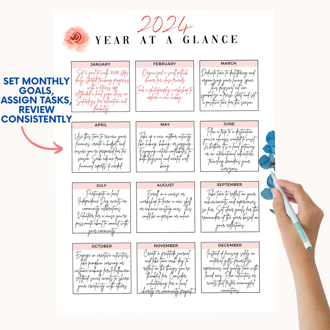 Mega Planner Bundle Daily Planner Weekly Planner Monthly Planner Year ...