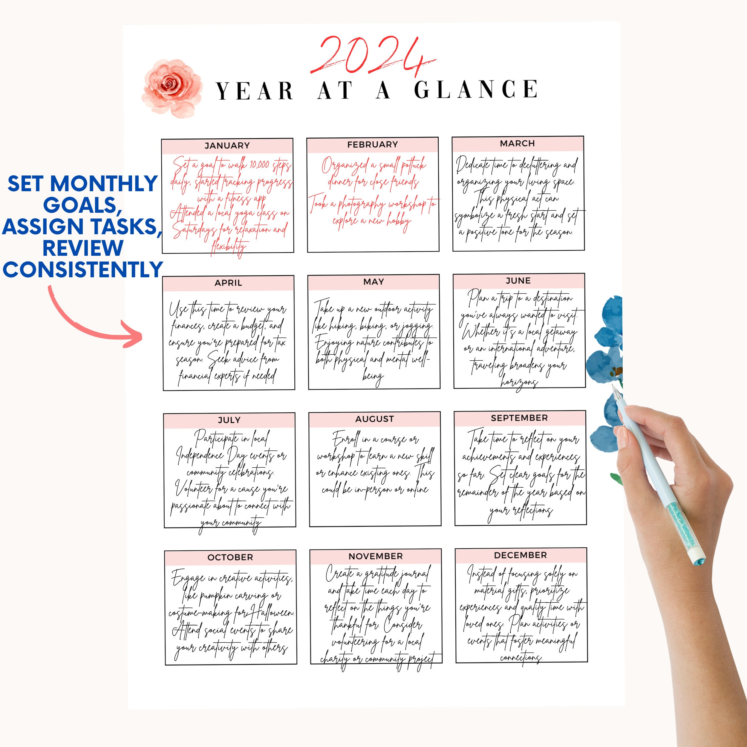 Mega Planner Bundle Daily Planner Weekly Planner Monthly Planner Year ...