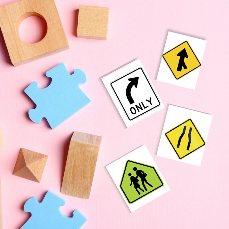 USA Traffic Signs Learning Flashcards Road Test Signs Printable DMV ...