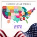 50 States Learning Flashcards for Kids, US Fifty States and Capitals ...