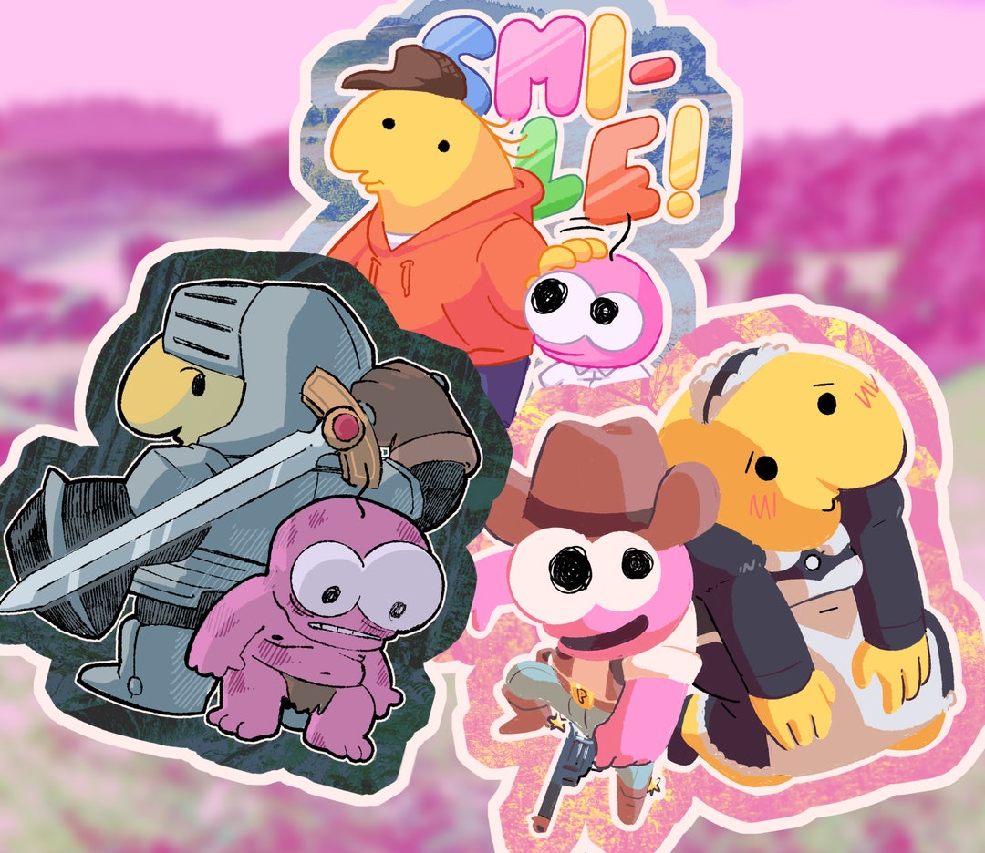 Smiling Friends Stickers - Charlie and Pim - Etsy