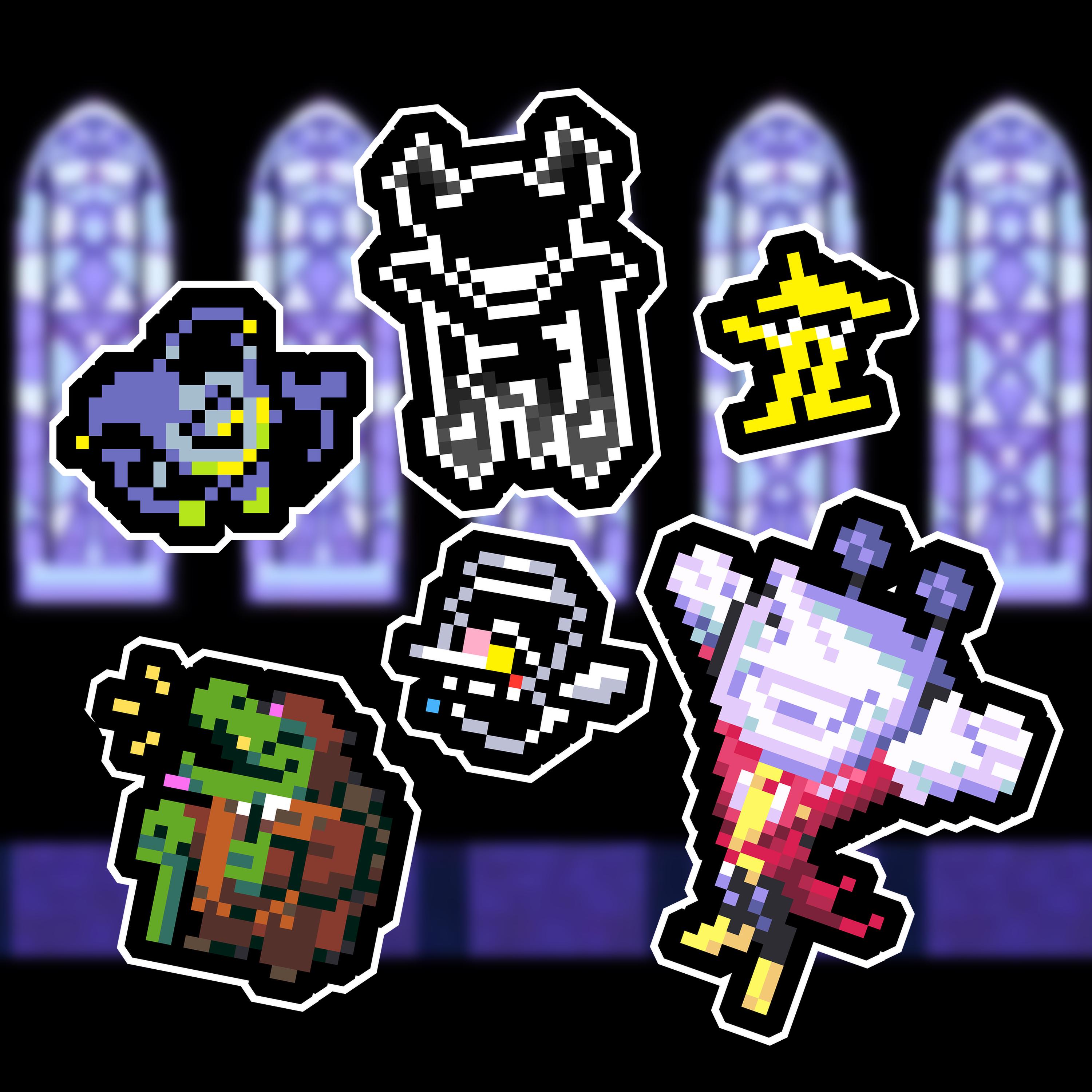 DELTARUNE STICKER PACK - Deltarune Pixelart Stickers - Etsy