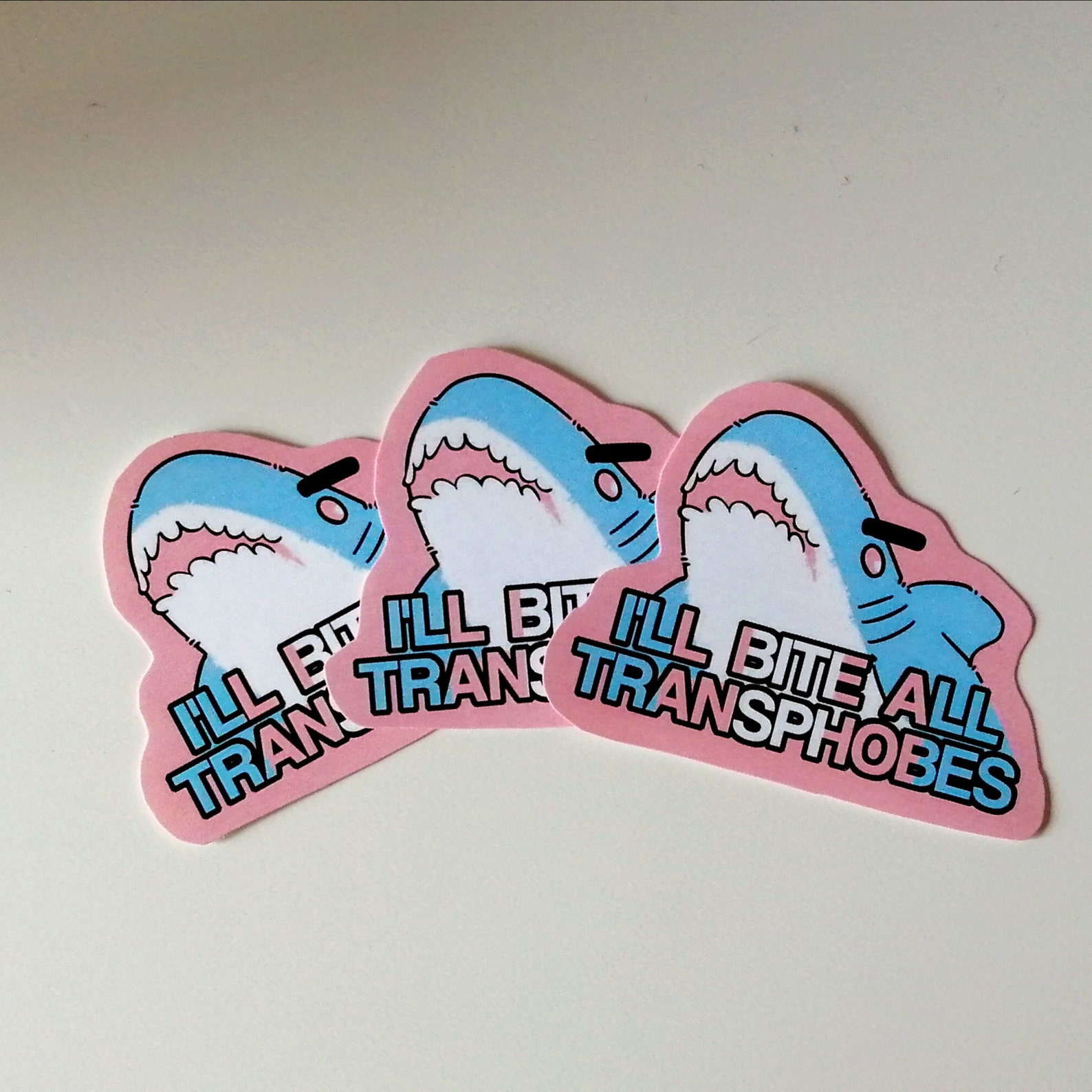 Blåhaj Trans - Trans Rights Sticker - Etsy